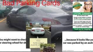 Bad Parking Cards For Every Occasion - Great Ways To Say - SPN