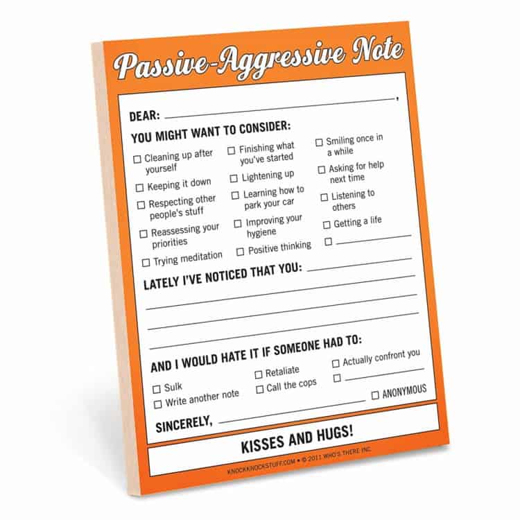 Passive Aggressive Notes - SPN